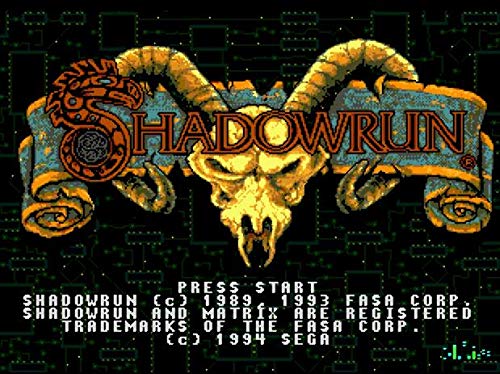 Shadowrun 16 bit SEGA MD Game Card For Sega Mega Drive For Genesis