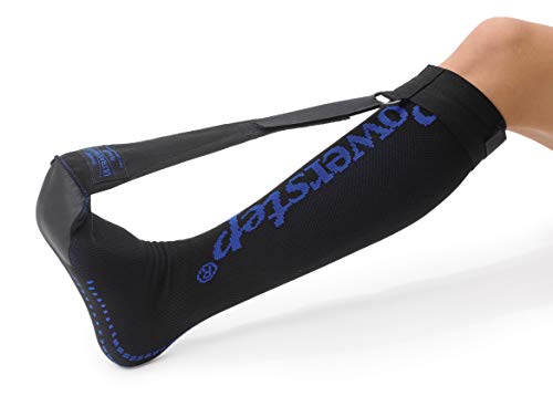 Powerstep Unisex-Adult UltraStretch Night Sock, Black, Regular