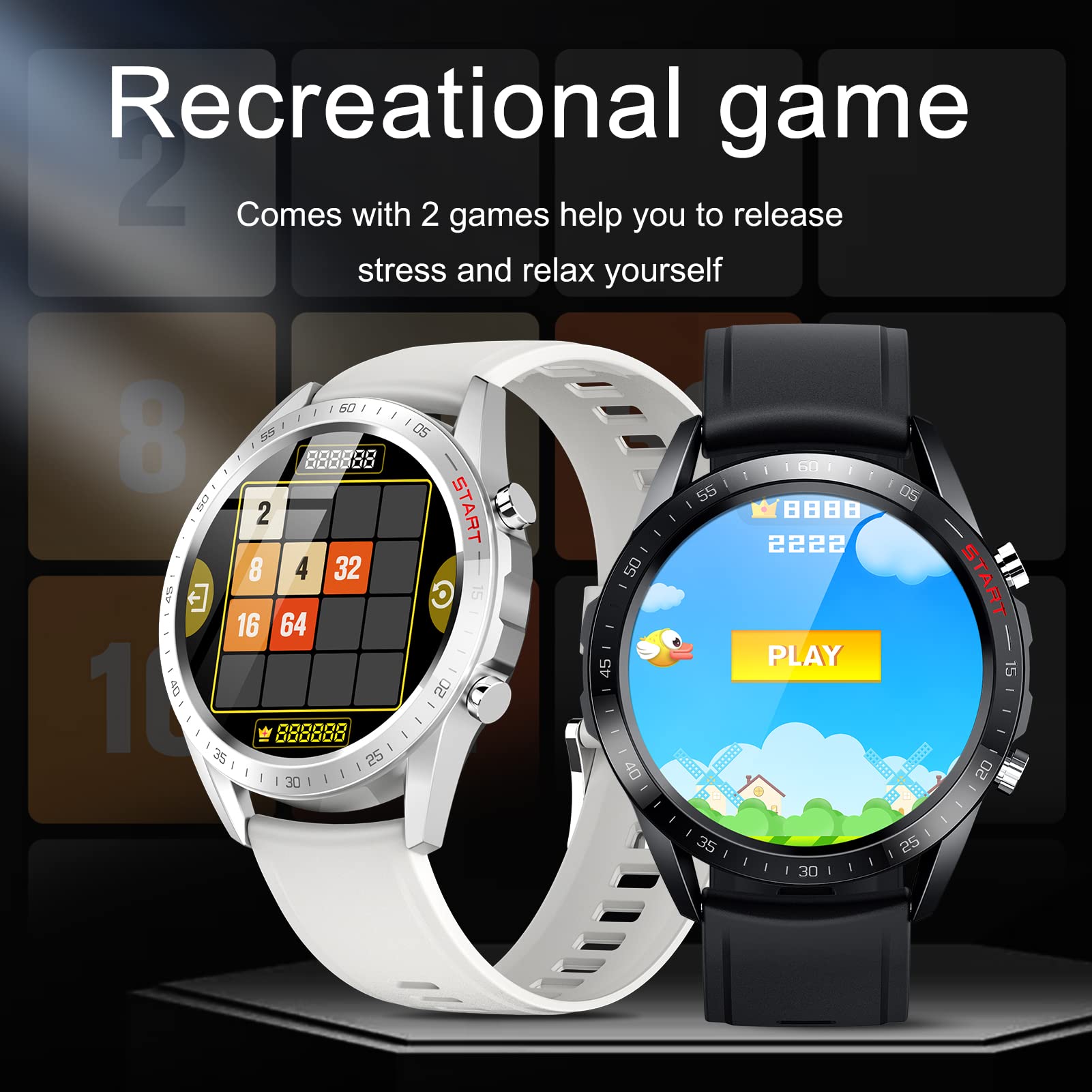 Fokecci [ Linkage Global INC ] V20 Smart watch Sportwatch (Silver)