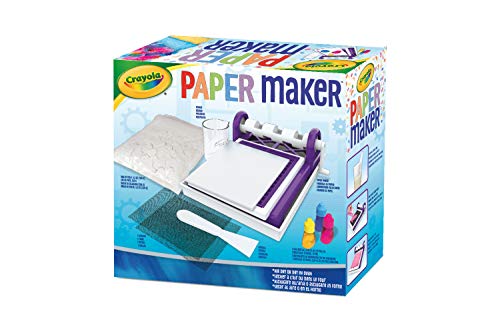 Crayola Paper Maker, Paper Making DIY Craft Kit, Gift for Kids, 7, 8, 9, 10