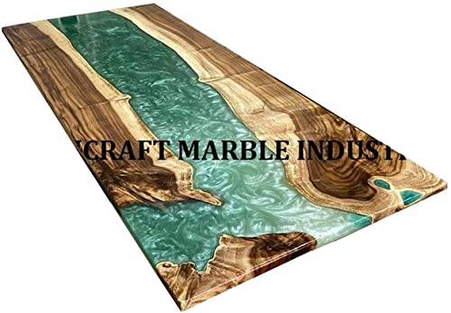 Epoxy Table, Live Edge Wooden Table, Natural Wood,Dining table, Natural Epoxy Table, Resin Table, Epoxy Resin River Table