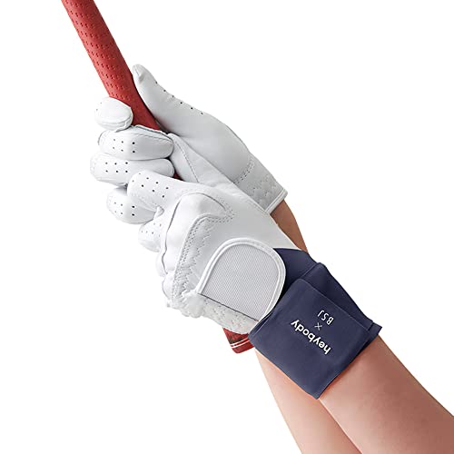 heybody Slim Air Golf Wrist Support Strap (Gray) | Golf Wrist Brace for Carpal Tunnel | Golf Training Equipment | Wrist Pain Relief Injury Prevention | Comfortable Fit Elastic Material