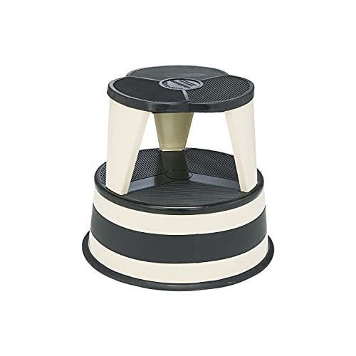 Cramer 100119 Kik-Step Steel Step Stool, 350 lb cap, 16-Inch dia. x 14 1/4h, Sand