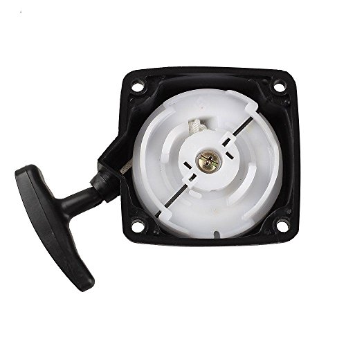 HQparts Recoil Pull Starter Assembly & Cup Screw for Jiffy 4057-S STX Pro II Model 34 Model 30XT SD60i Model 60 Jiffy Feldmann Ice Fishing Auger Drill 4057-S 4057