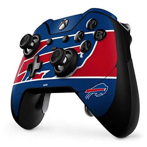 Skinit Decal Gaming Skin Compatible with Xbox One Elite Controller - Officially Licensed NFL Buffalo Bills Zone Block Design