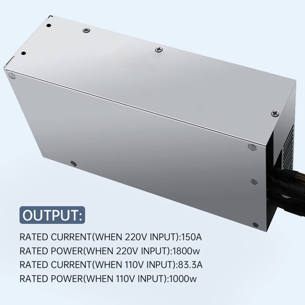 Power Supply Apw7 Equivalent 110V-230V - 1800W 6-Pin Connect Miner Mining sha-256 Algorithm, Mining Hardware, Asic Miner, Crypto Miner Rig for Mining Crypto Coins