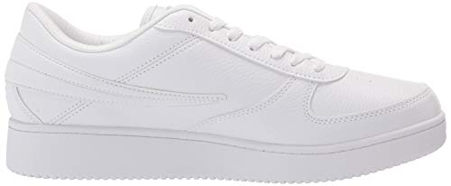 Fila Men's A-Low Sneaker, White/White/White, 14