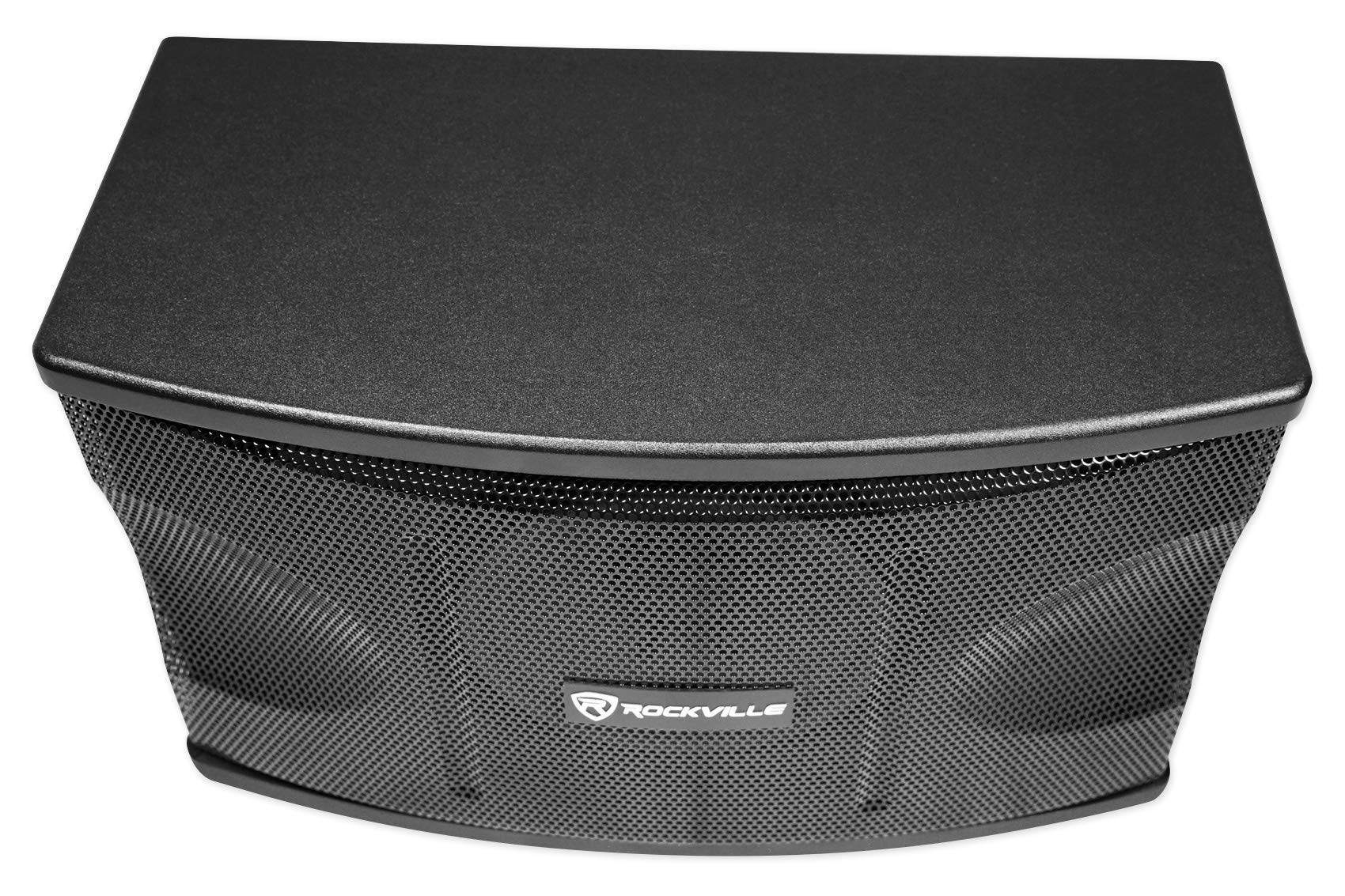 Rockville Karaoke Machine System w/Pair 12" Speakers+Bluetooth Mixer Amp+Mics + Rockville R14GSBR100 Red/Blk 14 Gauge 100' Ft. Mini Spool Car Audio Speaker Wire