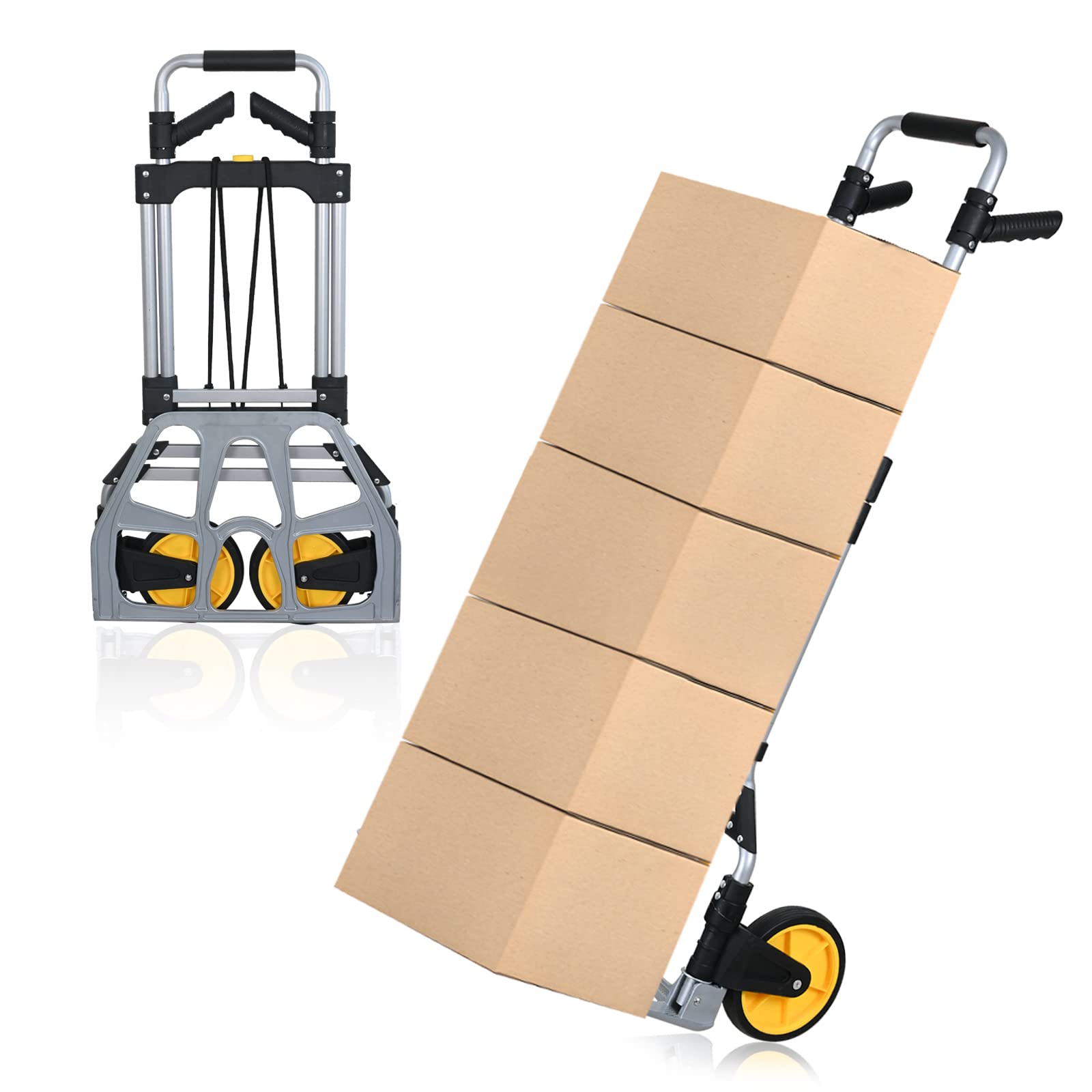 Folding Hand Truck and Dolly-330 lb Capacity