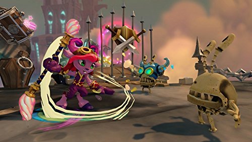 Skylanders Superchargers characters figures with bonus micro comic bundle. Birthday Bash Big Bubble Pop Fizz, Lava Lance Eruptor, Sky Slicer, Splat, Big Bubble Pop Fizz and Elite Zook.