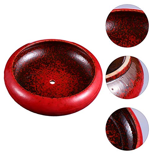 Funny Flower Pots Succulent Planters 1PC Retro Large Round Succulent Planter Pots Hydroponic Ceramic Vessel with Hole Bonsai Planter Bowl Plant Container Succulent Planter Bonsai Planter