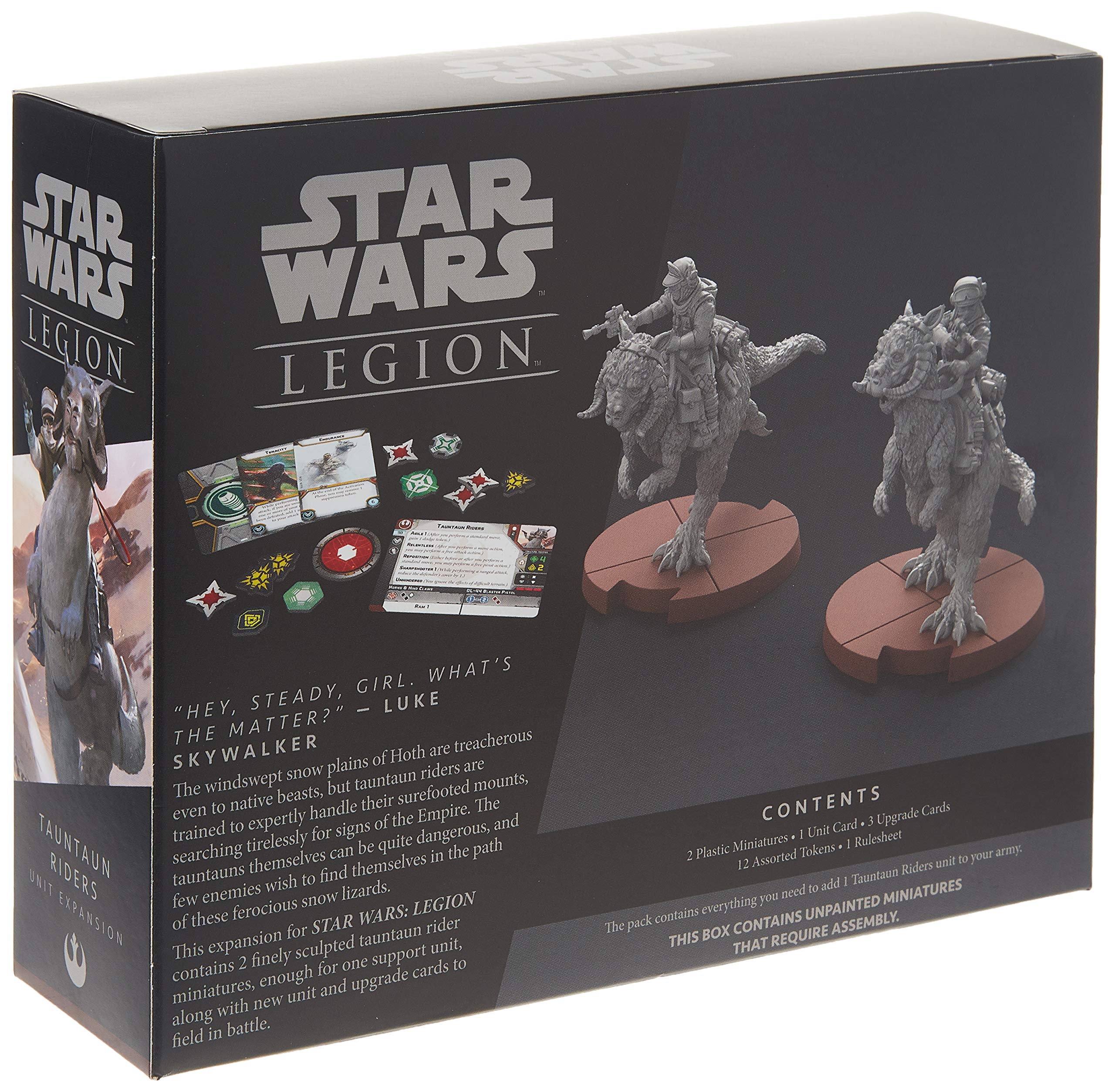 Star Wars: Legion Tauntaun Riders Unit Expansion - Ferocious Snow Lizards! Tabletop Miniatures Strategy Game for Kids and Adults, Ages 14+, 2 Players, 3 Hour Playtime, Made by Atomic Mass Games