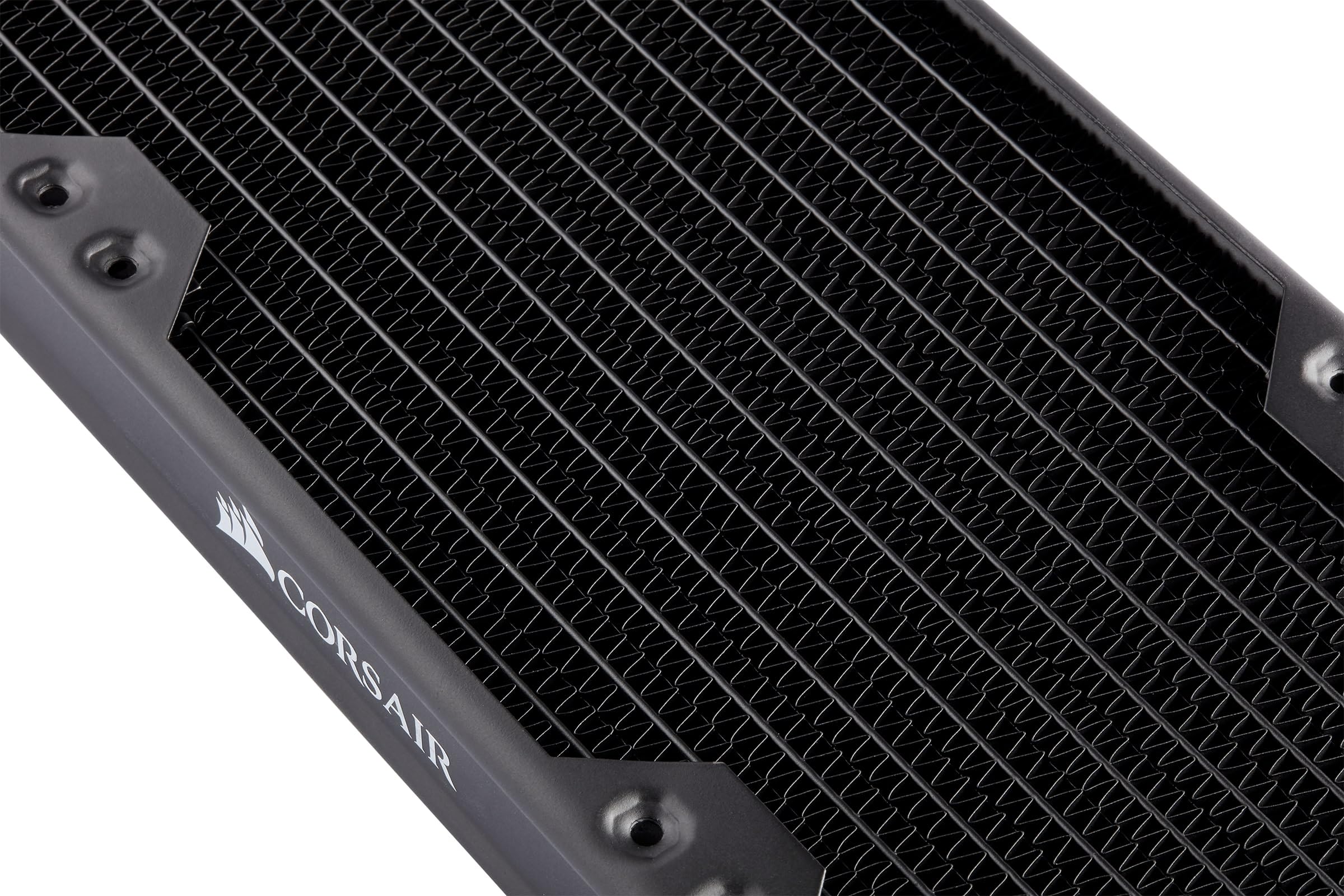 Corsair Hydro X Series, XR7 480mm Water Cooling Radiator (Quad 120mm Fan Mounts, Easy Installation, Premium Copper Construction, Polyurethane Coating, Integrated Fan Screw Guides) Black