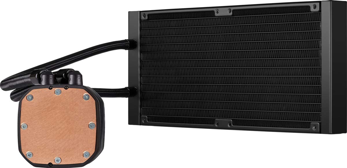 Corsair iCUE H115i RGB Pro XT, 280mm Radiator, Dual 140mm PWM Fans, Software Control, Liquid CPU Cooler