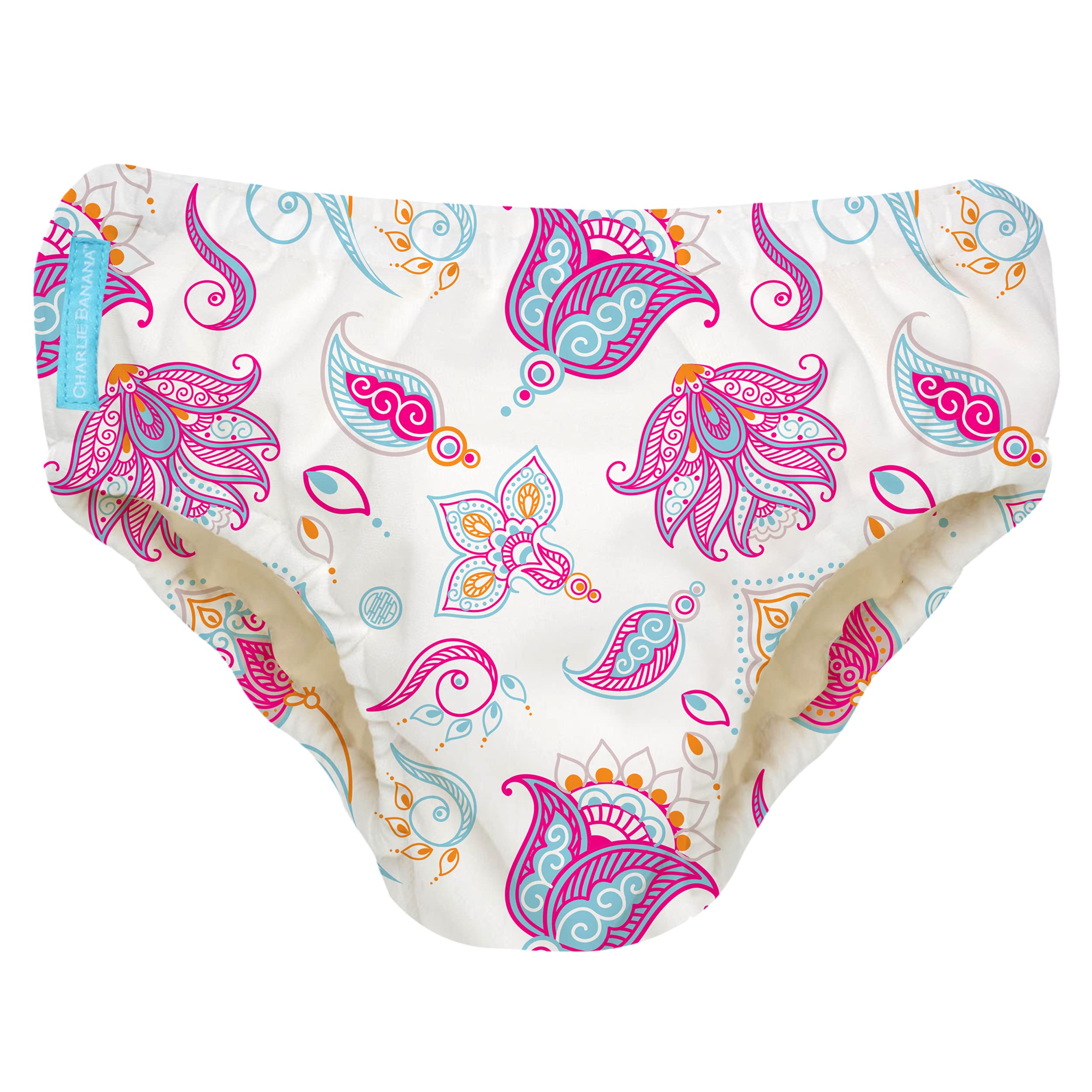 Charlie Banana Baby Reusable and Washable Super Pro Underwear, Junior Training Pants, Cotton Bliss, Medium