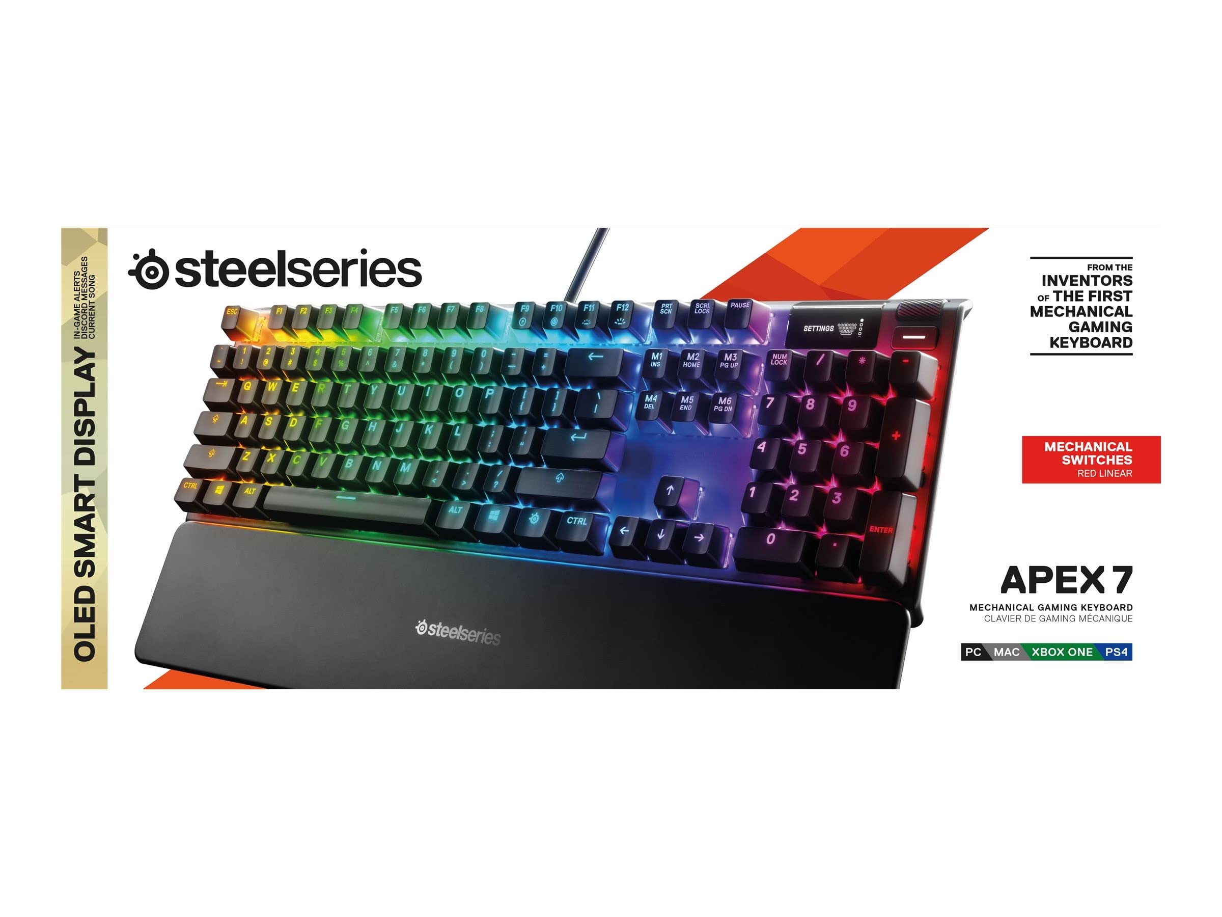 SteelSeries Apex 7 Mechanical Gaming Keyboard