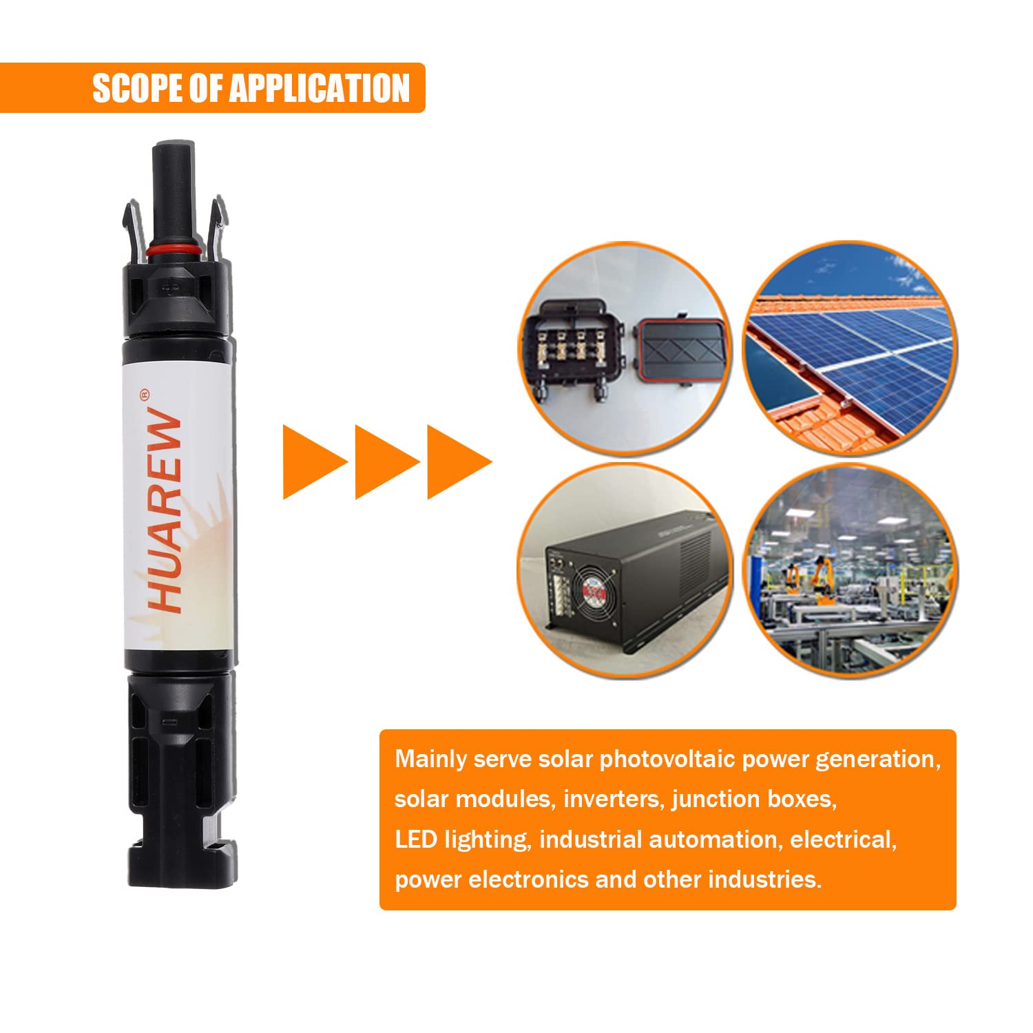 HUAREW 30A Waterproof in-Line Solar Fuse Holder,PV Inline Fuse Holders 30 Amp for Solar Panel and Solar Controller, Black,with Fuse