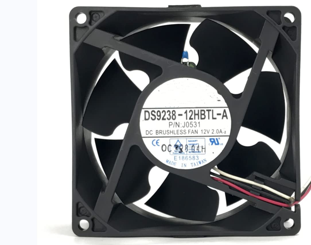 for DS9238-12HBTL-A 12V 2.0A 90X90X38MM 3-Wire Cooling Fan