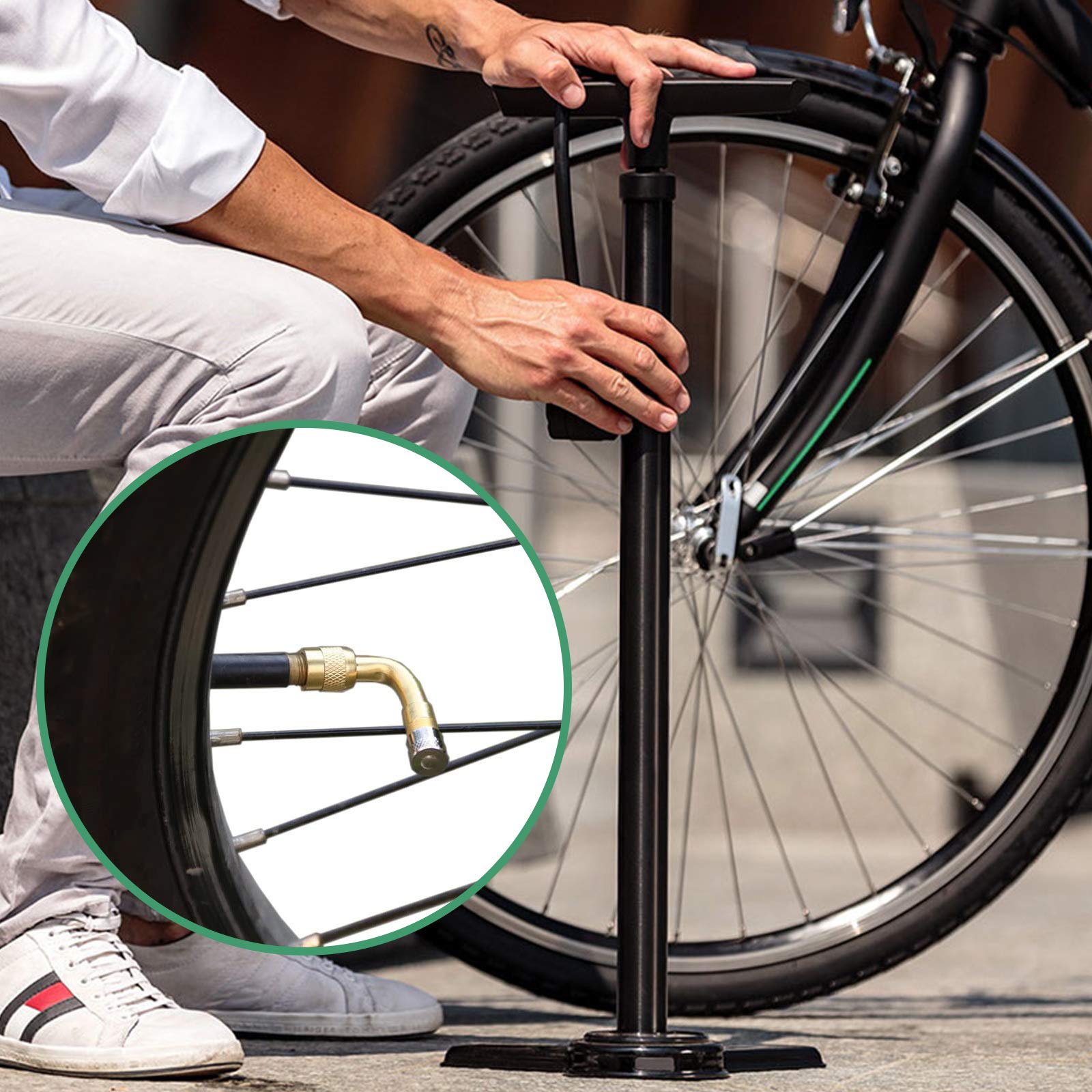 Create idea 12 Pcs Bike Ball Air Pump Accessory Sports Inflate Needle Nozzle Adapter Kit for Bicycle Football Inflatable Toys Air Mattress