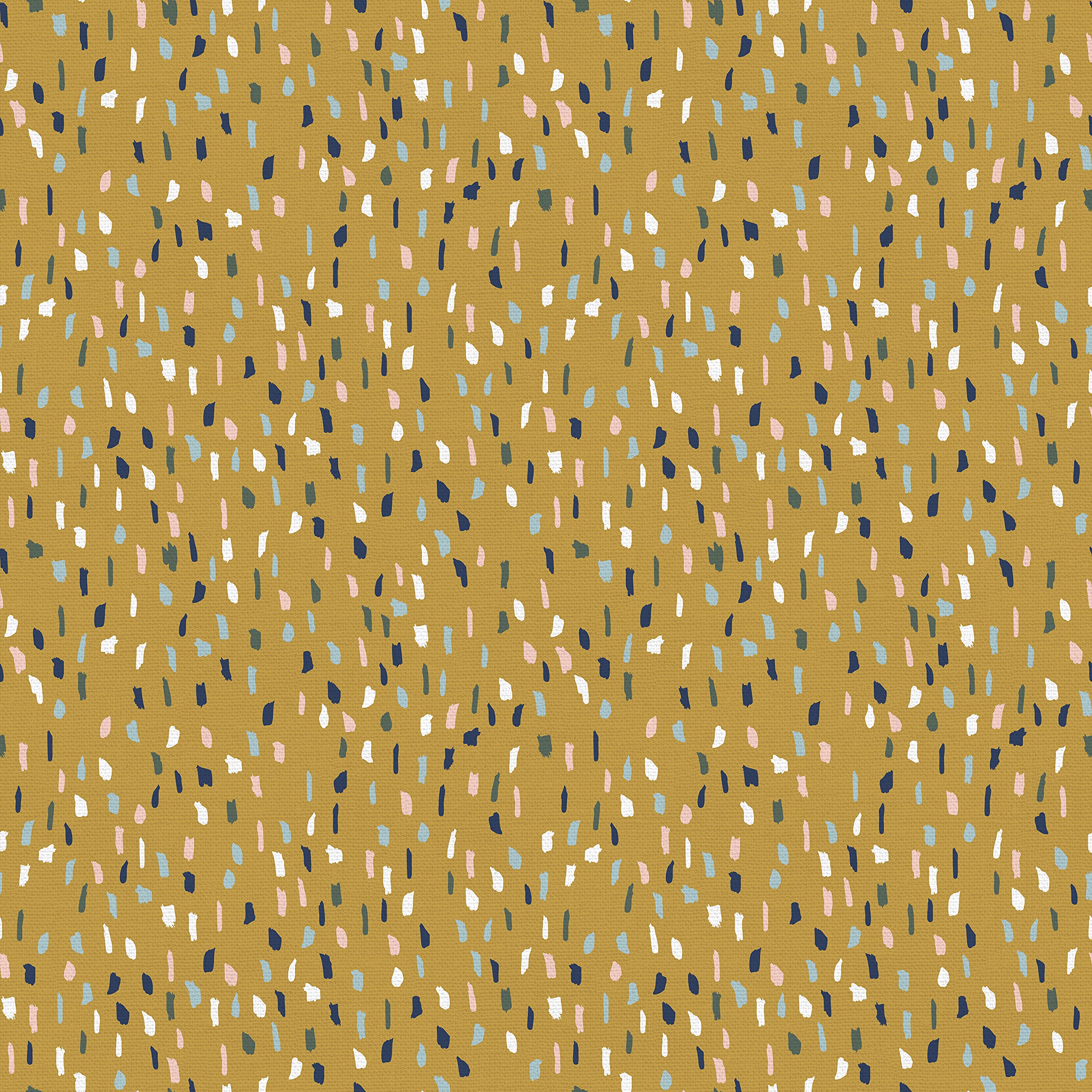 PBS Fabrics Over The Rainbow by Ampersand, Quilter's Cotton, Gold, Fabric by The Yard