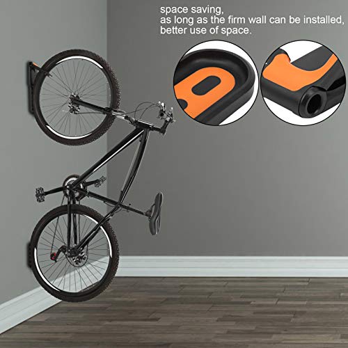Coohil Bike Wall Hook Mounted Storage Rack Hanger Parking Buckle for Mountain Road Bicycle Bicycle Hanger Storage System Vertical Hanging for Bicycle Shop Display