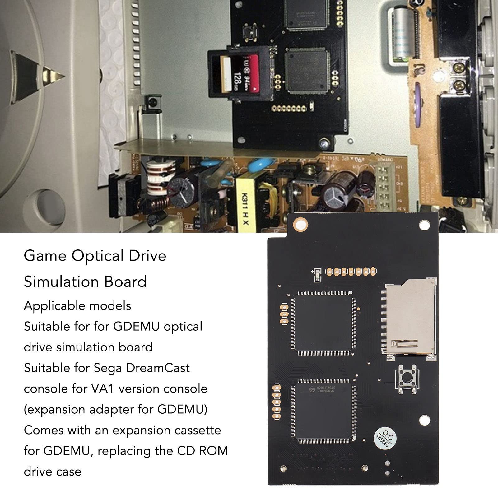 for GDEMU Game Optical Drive Simulation Board, Dreamcast VA1 Game Console, GDEMU V5.5 GDEMU V5.15 GDEMU5.15B