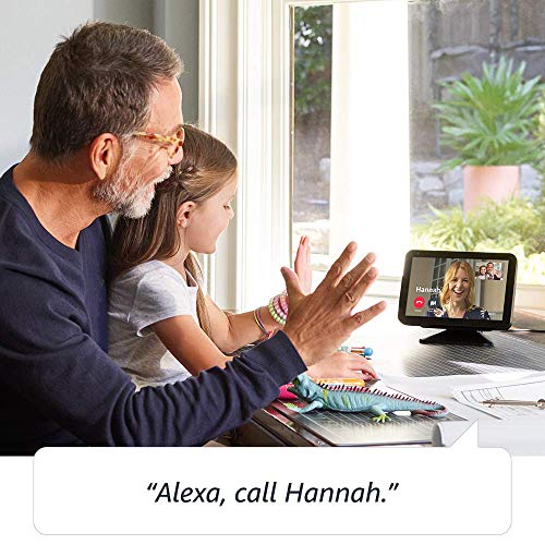 Certified Refurbished Echo Show 8 (1st Gen, 2019 release) -- HD smart display with Alexa – stay connected with video calling - Sandstone