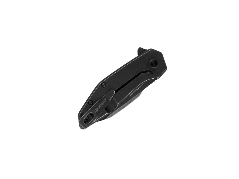 Kershaw Gravel Pocket Knife EDC, 2.5" 8Cr13MoV Steel Reverse Tanto Blade, Assisted Opening Folding Knife,Black