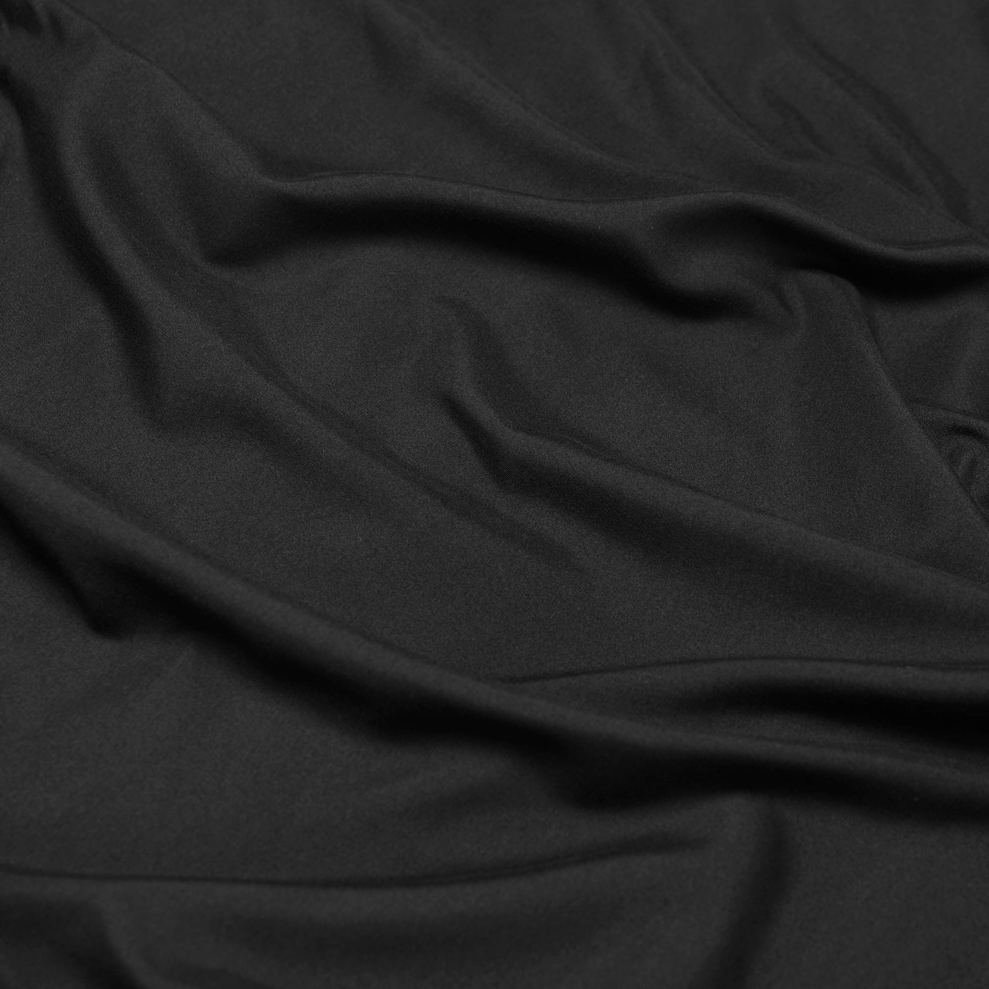 Nestl Duvet Cover with Fitted Sheet 4 Piece Set - Soft Double Brushed Microfiber Hotel Collection - Comforter Cover with Button Closure, Fitted Sheet, 2 Pillow Shams, Queen - Black