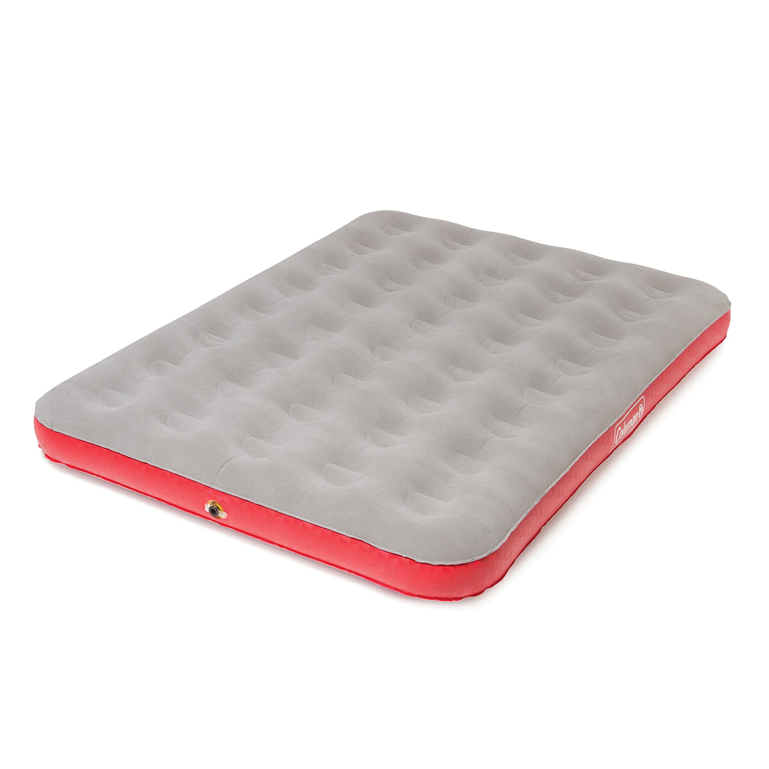 Coleman Quick Bed Plus Single High Airbed Mattress, Full Size, Red
