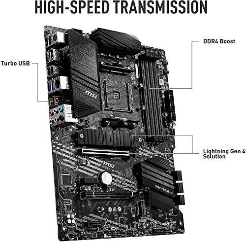 INLAND Performance 2TB NVMe PCIe Gen 4.0 M.2 2280 SSD + AMD Ryzen 5 5600X Desktop Processor 6-core Unlocked Bundle with MSI B550-A PRO AM4 DDR4 ATX Motherboard