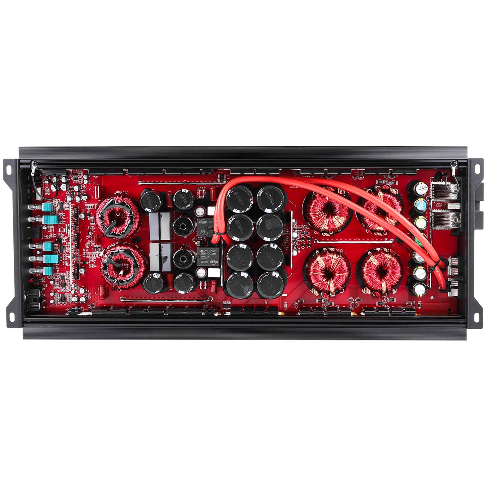 Skar Audio RP-3500.1D Monoblock Class D MOSFET Amplifier with Remote Subwoofer Level Control, 3500W