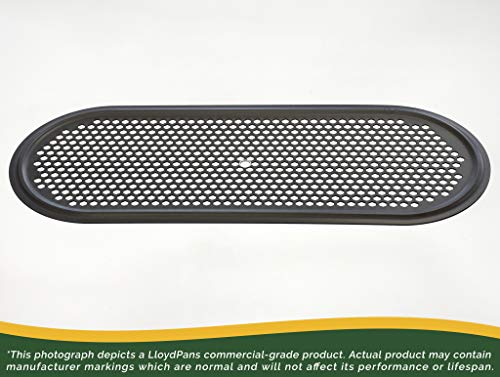 LloydPans Kitchenware 7 Inch by 18 Inch Perforated Flatbread Pan Made in the USA