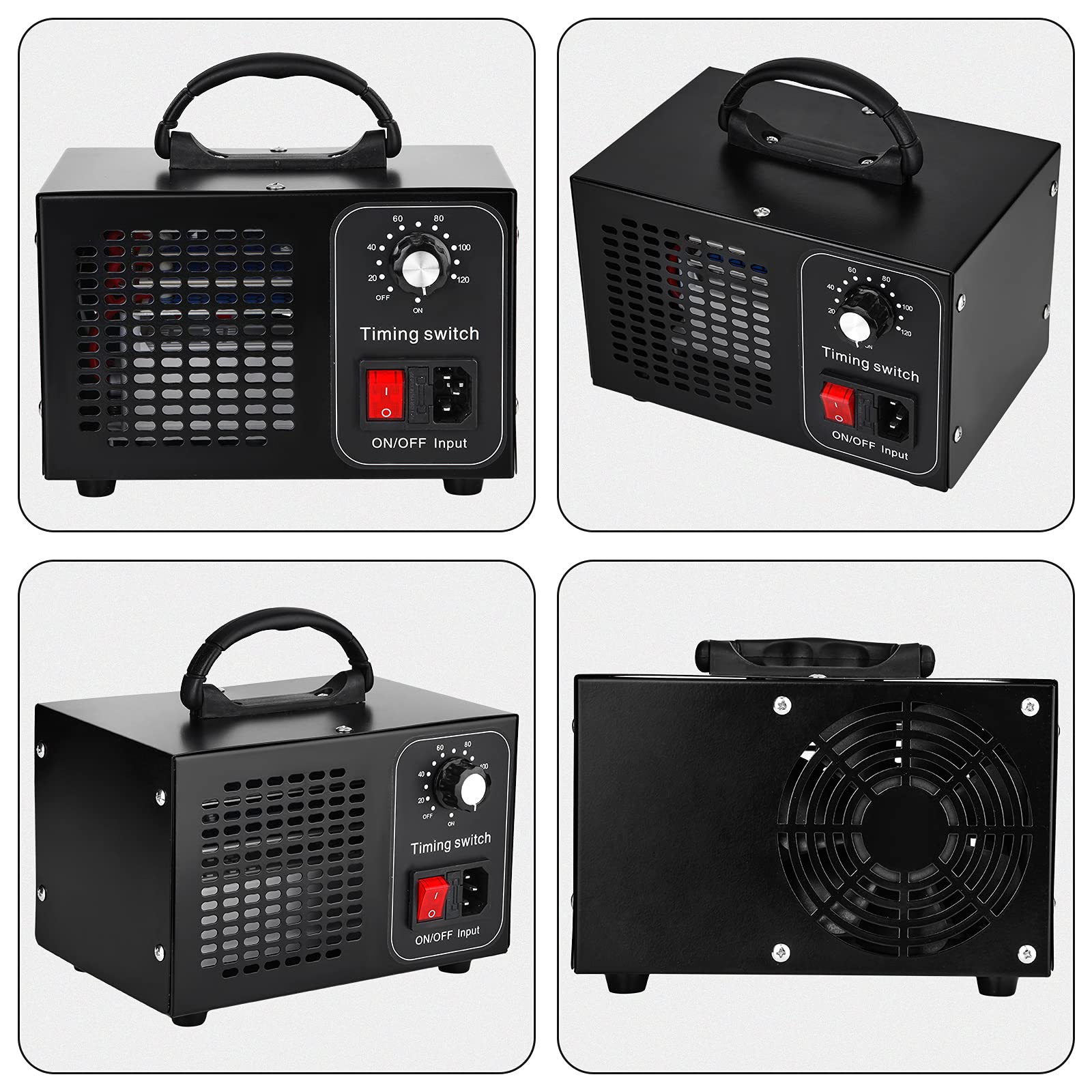 Ozone Generator Air Purifier 20000 mg/h,Commercial/Home Ozone Generator for Rooms,Cars,Smoke and Pets