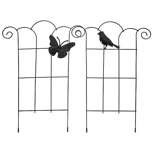 Garden Plant Trellis 2Pcs Trellis for Potted Plants Iron Mini Garden Trellis for Climbing Plants Plant Climbing Rack Flower Pots Supports