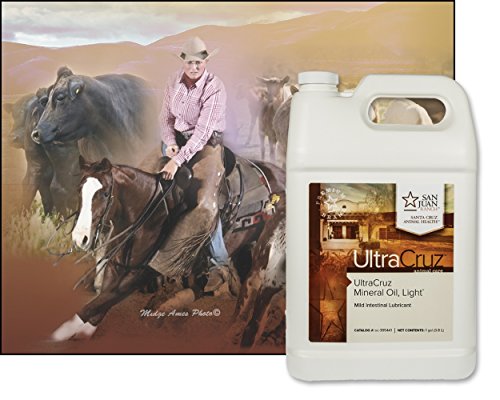 UltraCruz Mineral Oil Light Supplement for Horses, Livestock and Dogs, 1 Gallon