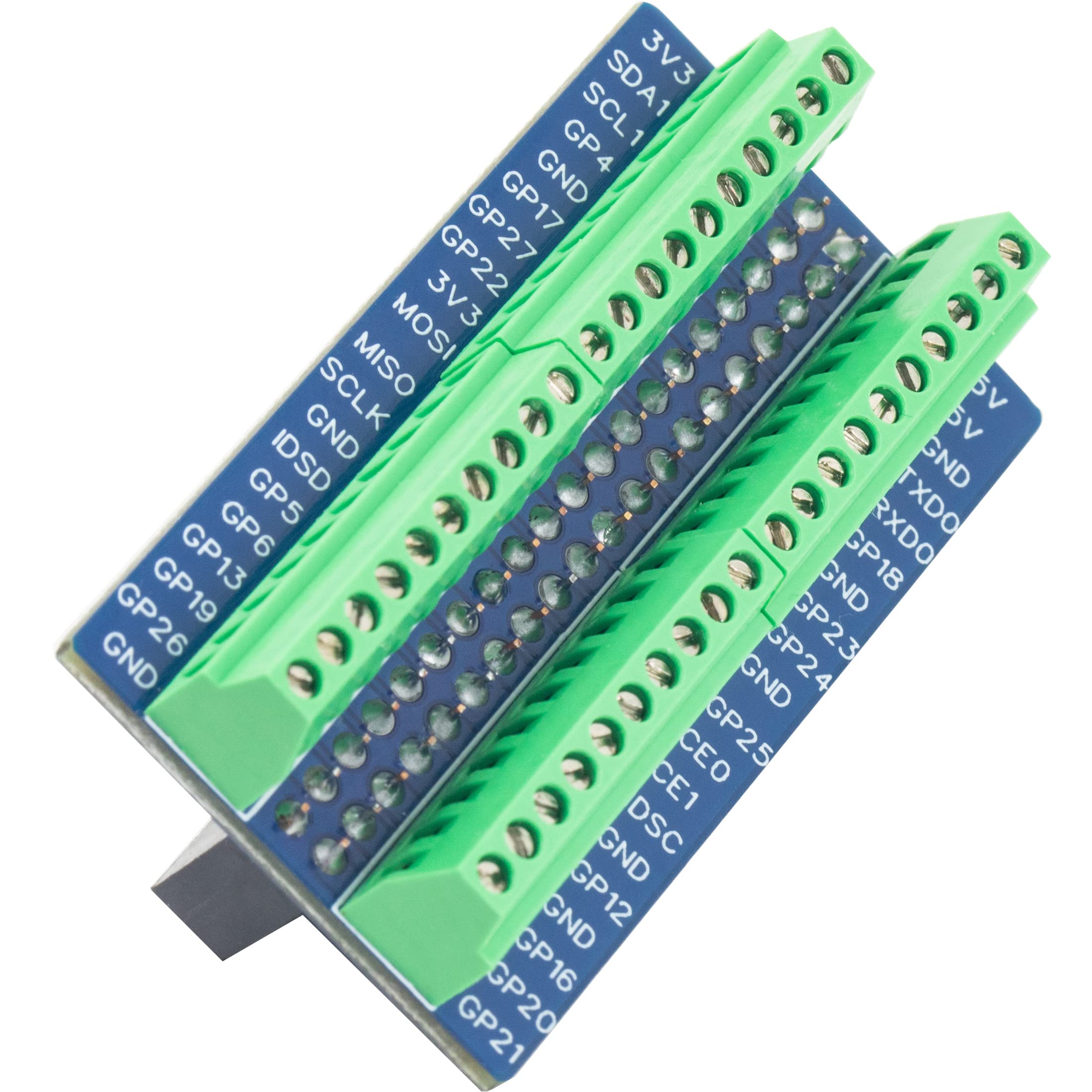 for RPi Pi IO GPIO Terminal Blocks Breakout Board 40Pin 2.54mm / 0.1" Mini Terminal Expansion Board for Raspberry Pi 5 4B 3B+ 3B 2B Zero Zero W