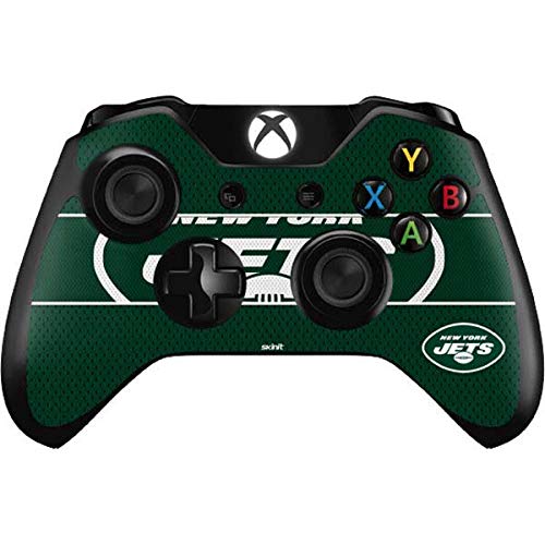Skinit Decal Gaming Skin Compatible with Xbox One Controller - Officially Licensed NFL New York Jets Zone Block Design