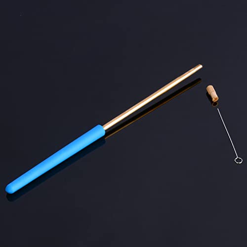 stonylab Inoculating Loops, 1 Reusable Inoculating Holder and 50 pcs Nichrome Inoculating Loops for Lab Microbiology
