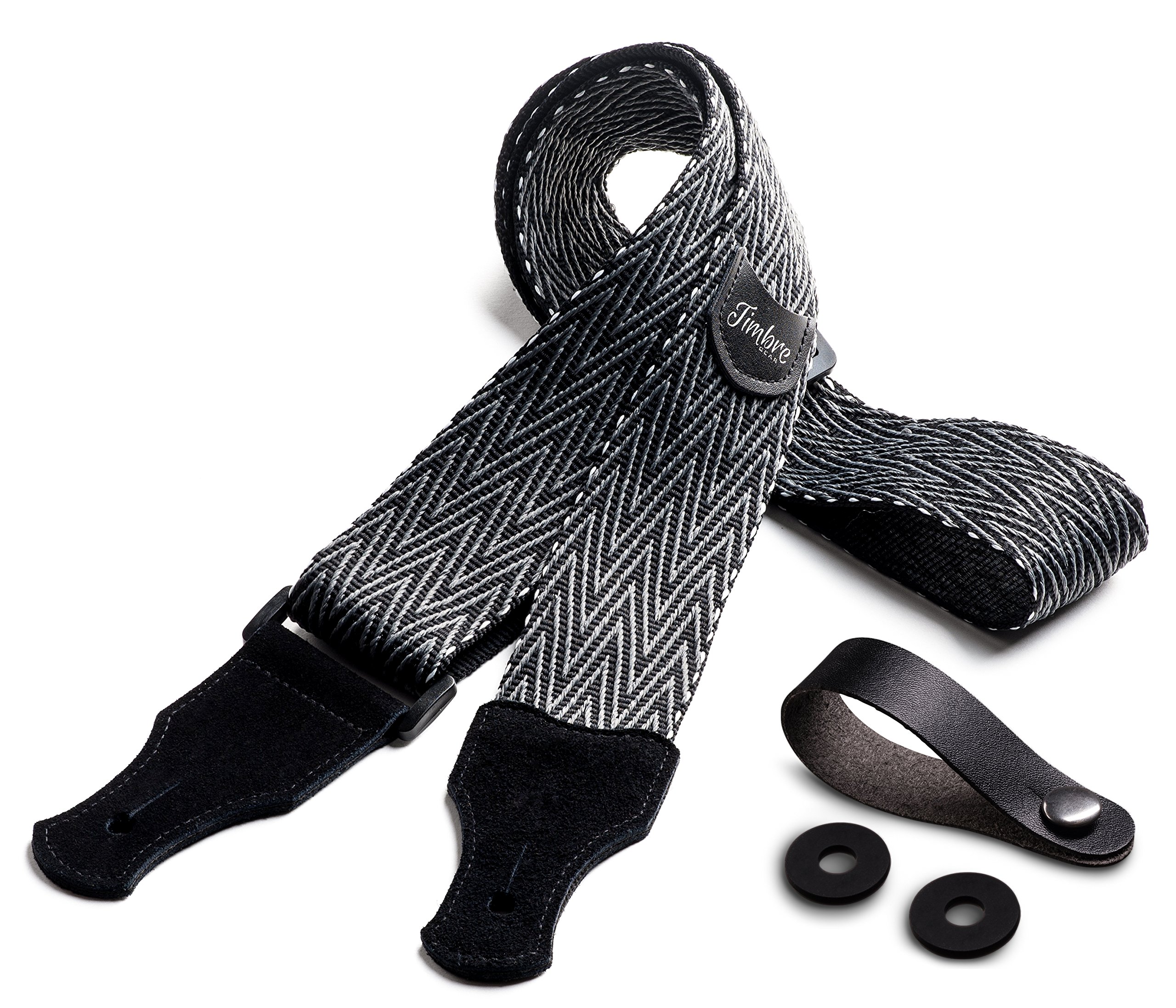 TimbreGear guitar strap (Black/Red)