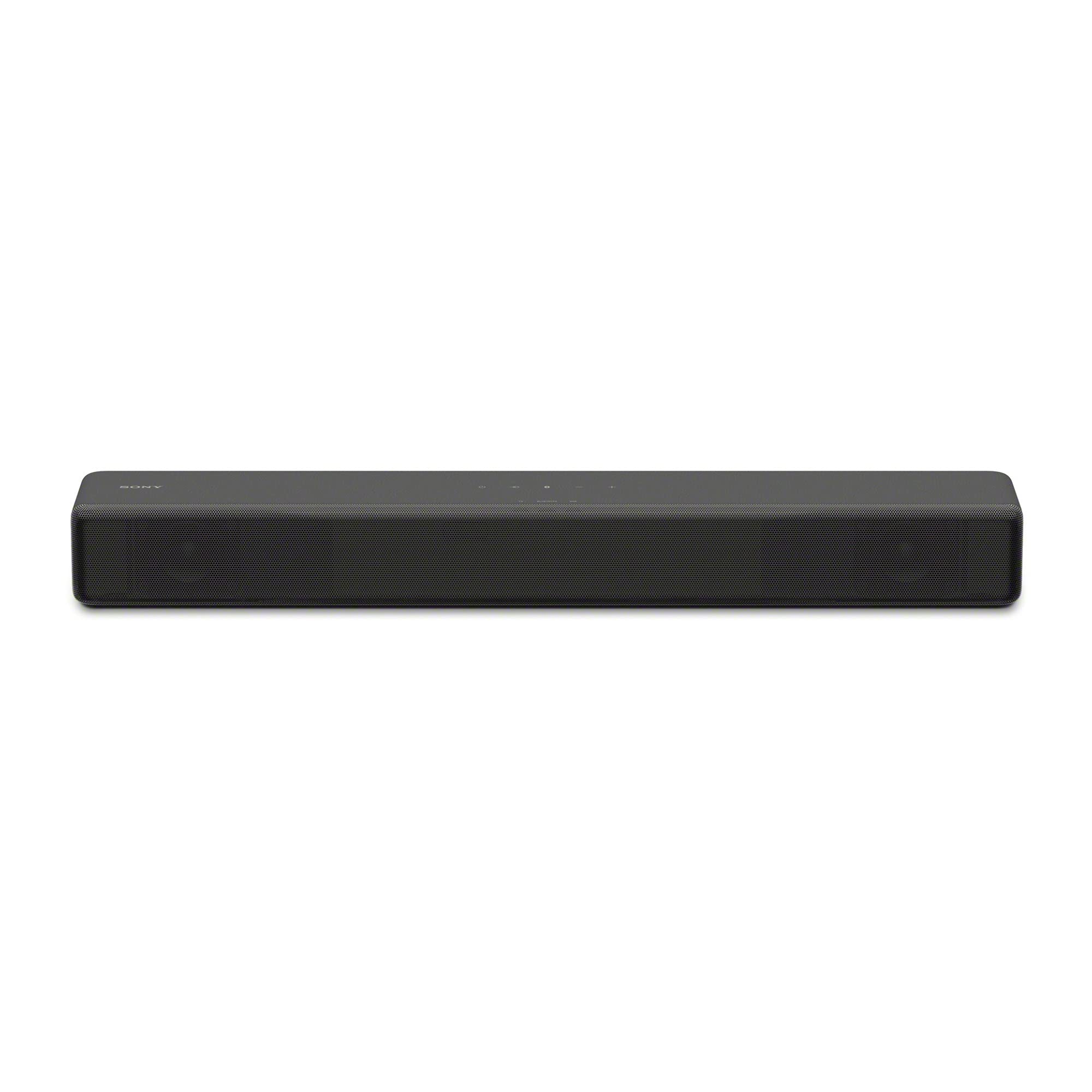 Sony S200F 2.1ch Soundbar with built-in Subwoofer and Bluetooth Home Theater Audio for TV, (HT200F), easy setup, compact, home office use with clear sound black