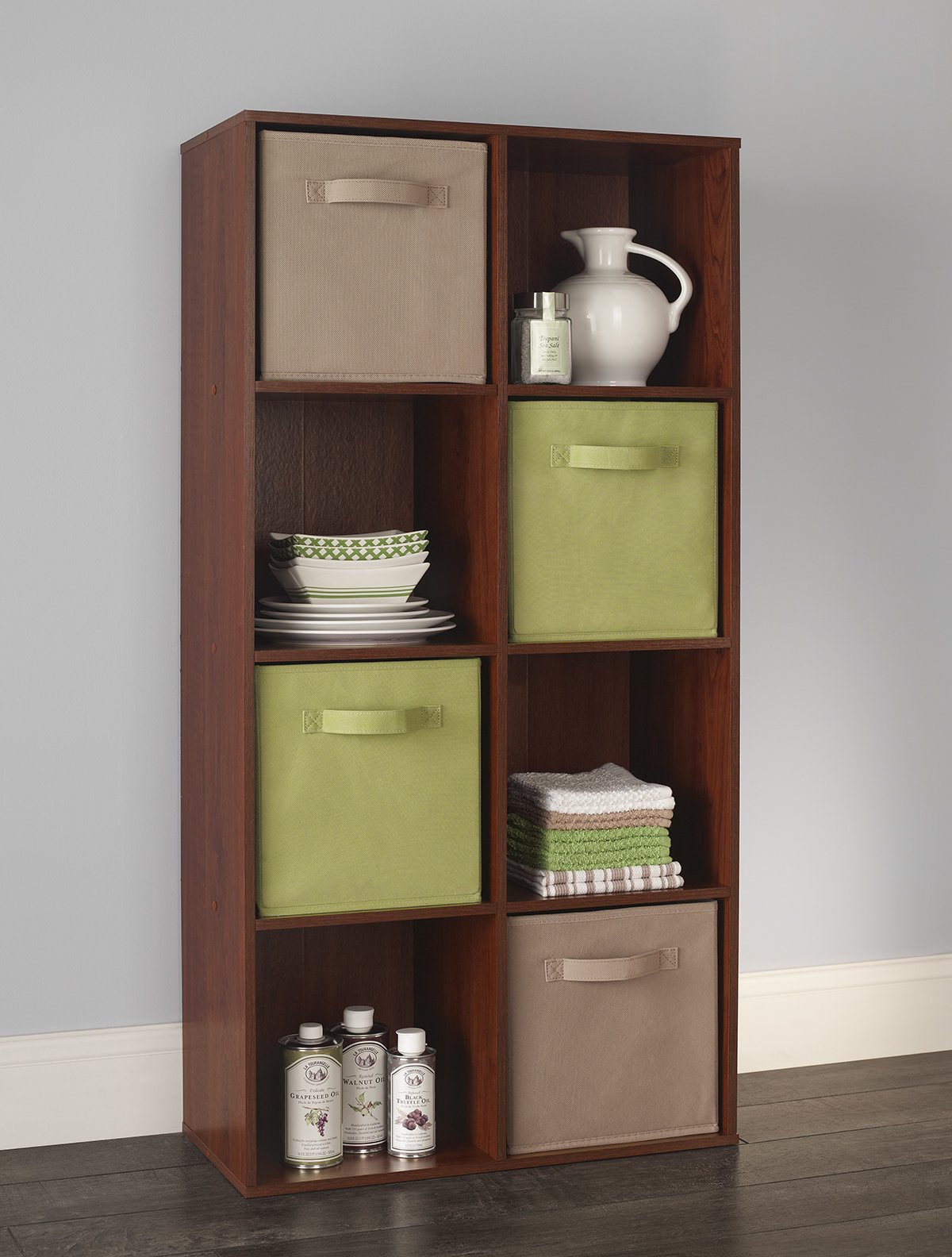ClosetMaid 8296 Cubeicals Fabric Drawer, Mocha, 2-Pack