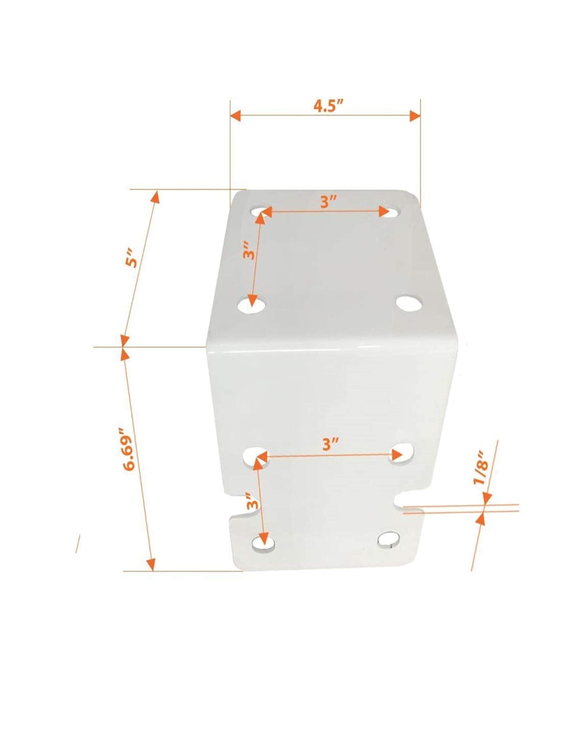 CFS COMPLETE FILTRATION SERVICES EST.2006 Whole House Mounting Bracket for 10" and 20" Water Filter Housing Compatible with 244047, 150578, MC-1A, 150061, FM-25W (2)