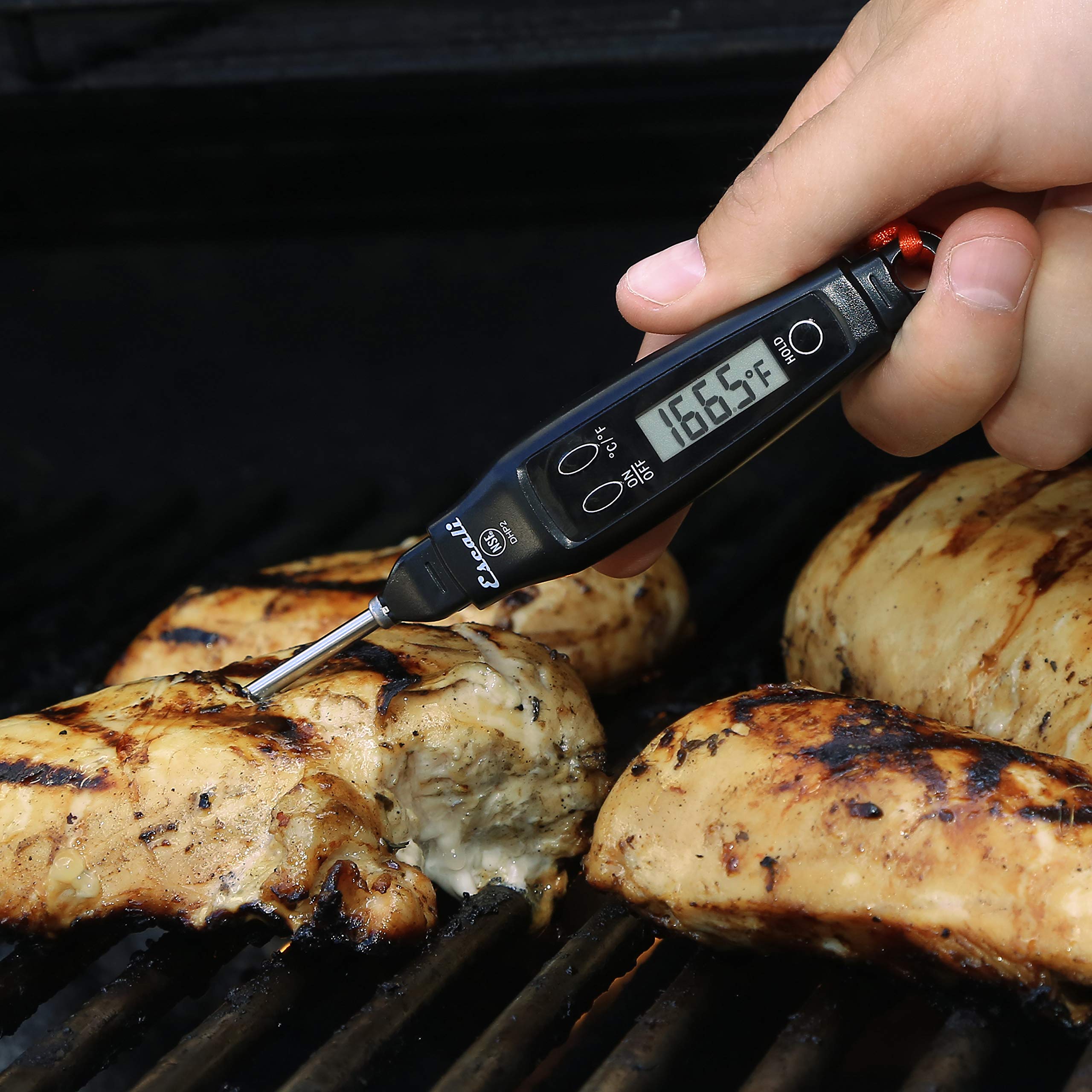 Escali DHP2 NSF Listed Digital Pen Thermometer, Black