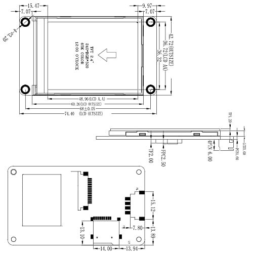 DIYmalls Nextion Discovery 2.4 inch Display