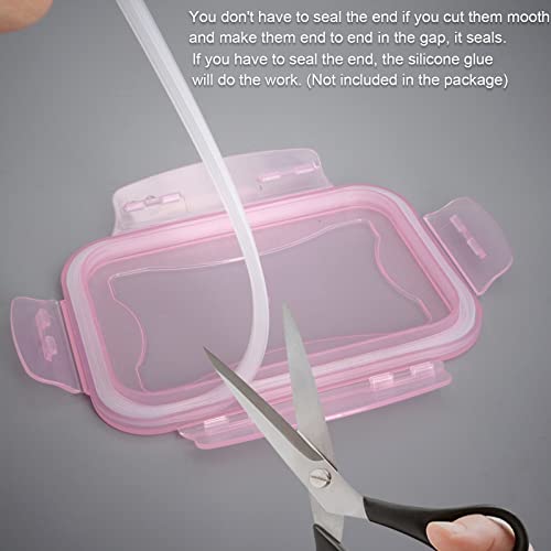 Gaskets Replacement for Glass Meal Prep Containers Universal Sealling Ring Replacement for Glass Food Storage Containers' Lid, O Ring Replacement for Lids