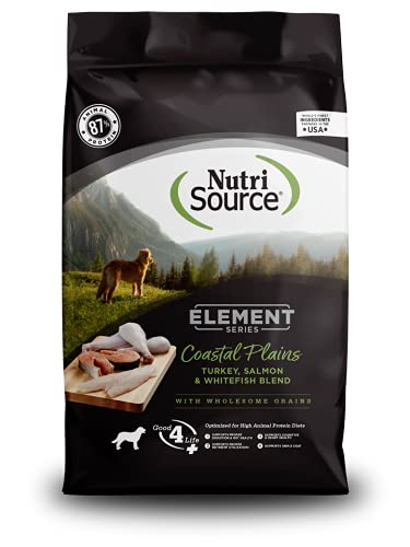 NutriSource Element Series Coastal Plains Dry Dog Food, Turkey, Salmon, and Whitefish, 24LB