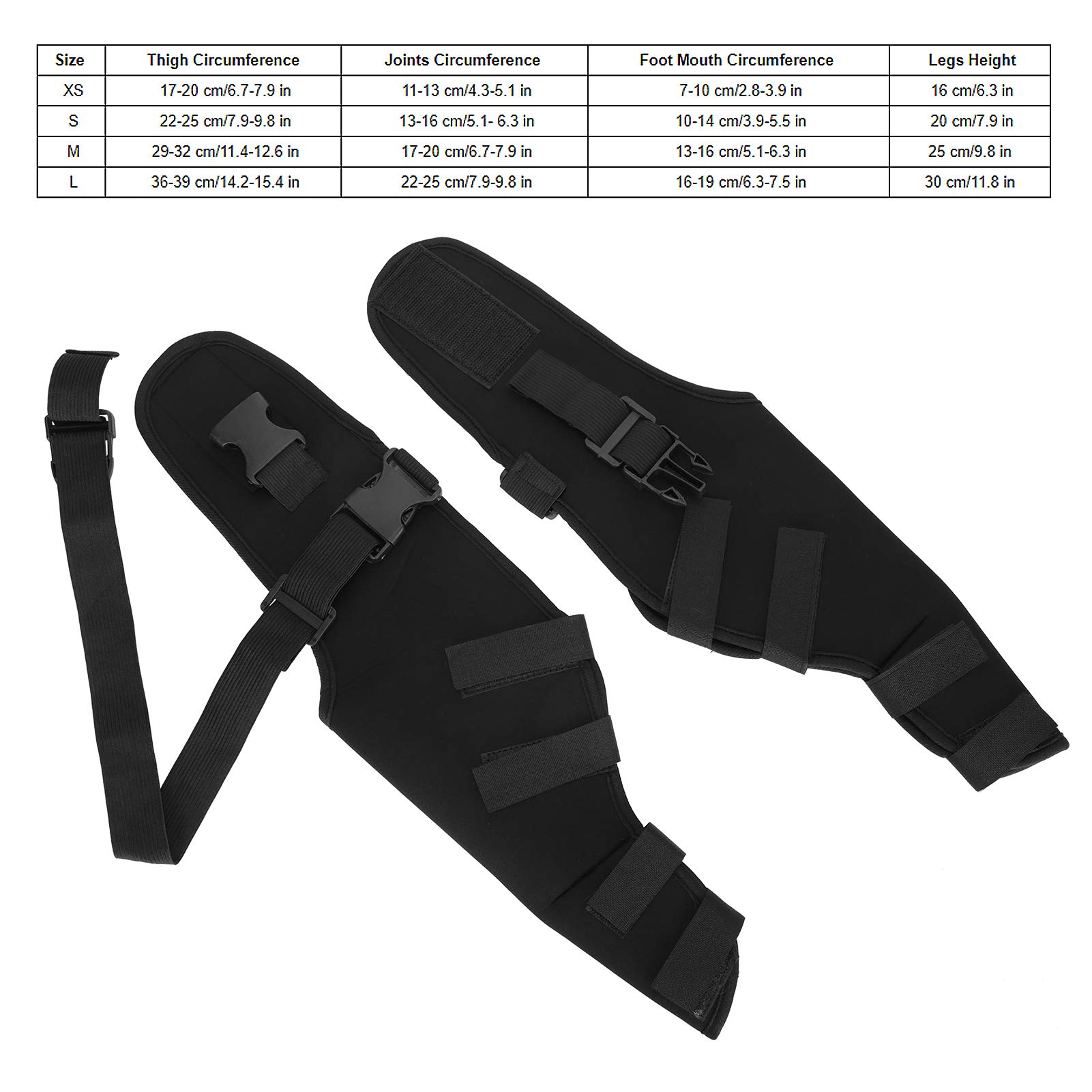 GOTOTOP Hind Legs Protector, Elbow Brace Dog Knee Brace Joint Brace Adjustable pet Knee Pads for Dog hind Leg Recovery(L-HJ25 Double Leggings Back Black)