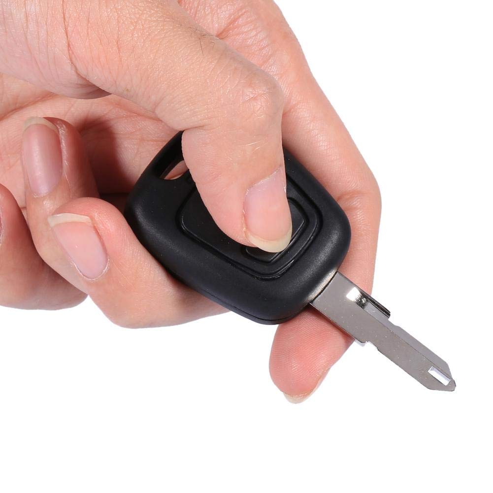 Cuque 2 Button with Uncut Blade Auto Car Key Blank Remote Fob Shell Case for Peugeot 206