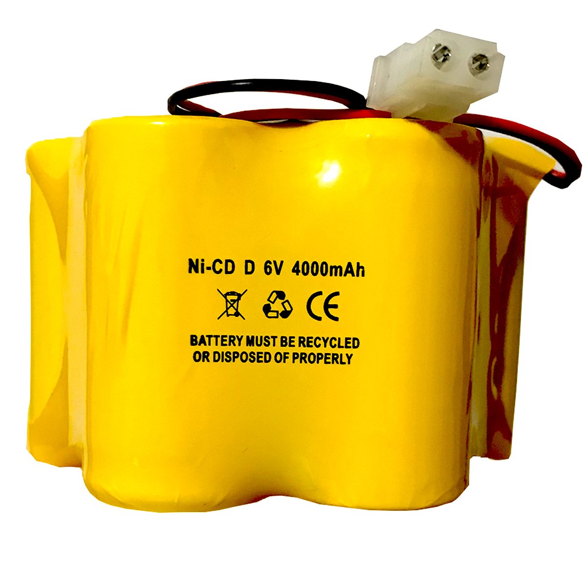 Lithonia ELB0604N ELB0604N1 MRDF3.F2C Emergi-Lite Q2035 Lithonia ELB0605N 6v 4000mAh Exit Sign Emergency Light Ni-Cd Battery Replacement 100-003-A045 DC Battery 1599